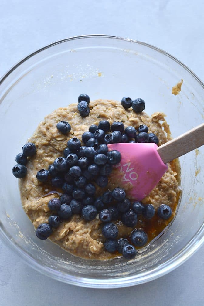 Blueberry Hemp Flaxseed Muffins - Skinny Fitalicious®