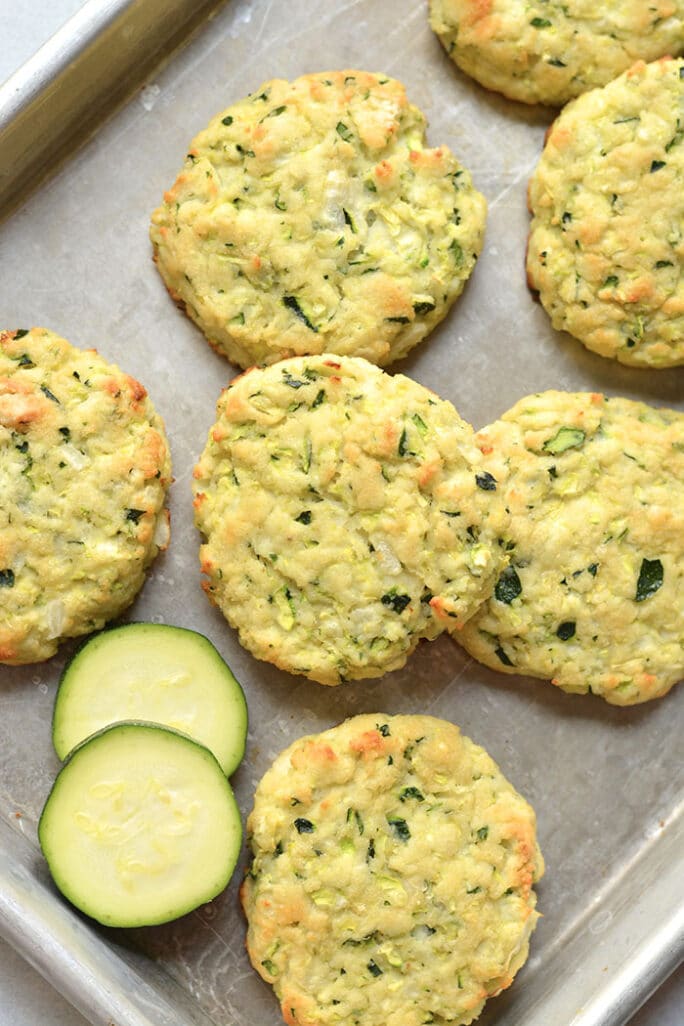 Healthy Zucchini Biscuits - Skinny Fitalicious®
