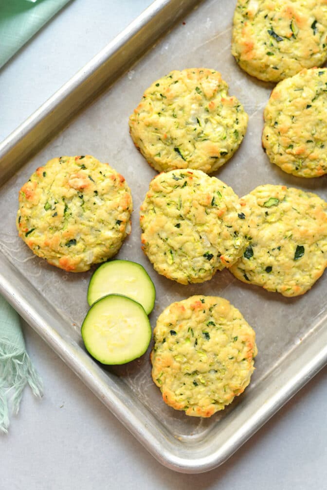 Healthy Zucchini Biscuits - Skinny Fitalicious®