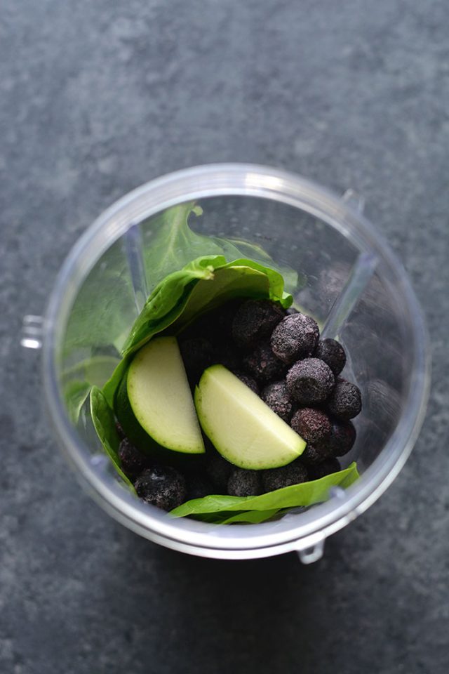 Superfood Blueberry Protein Smoothie - Skinny Fitalicious