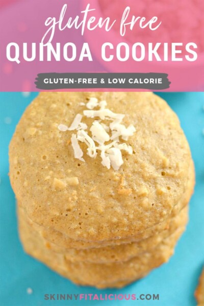 Healthy Quinoa Cookies {GF, Low Calorie} - Skinny Fitalicious