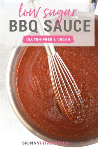 Low Sugar BBQ Sauce {Vegan, GF, Low Cal} - Skinny Fitalicious®