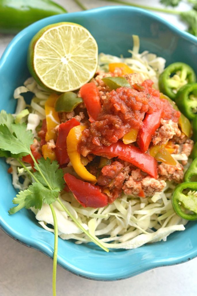 Skillet Salsa Chicken - Skinny Fitalicious®