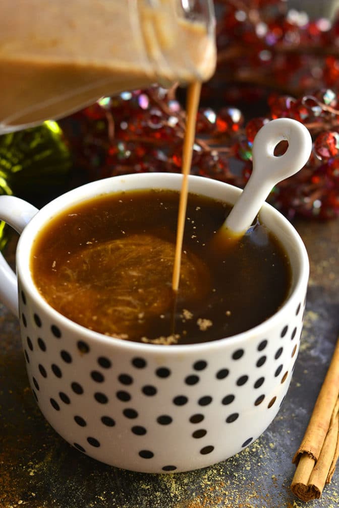 Healthy Gingerbread Coffee Creamer - Skinny Fitalicious