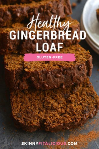 Healthy Chocolate Gingerbread Loaf - Skinny Fitalicious®