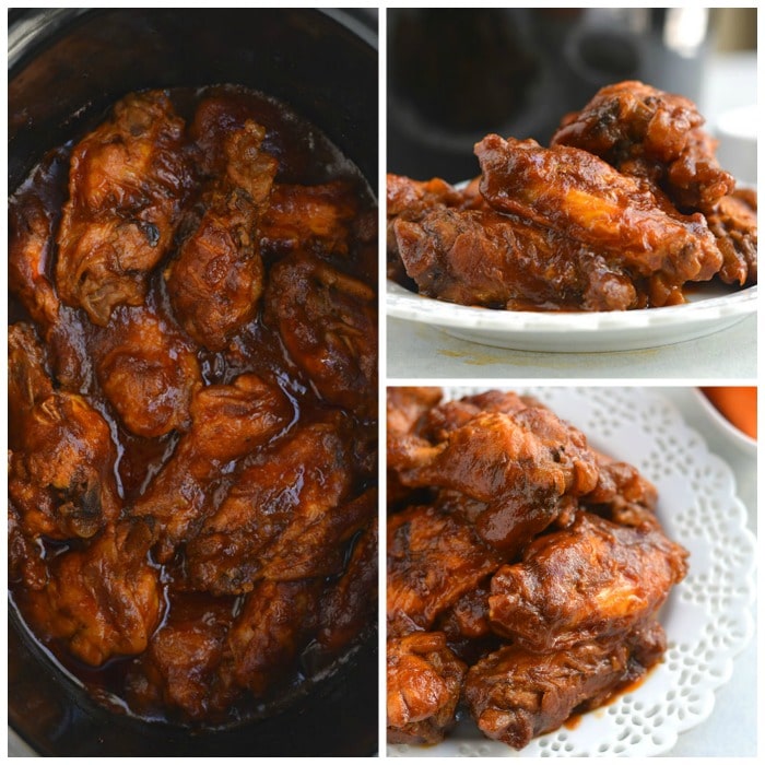 Healthy Crockpot BBQ Wings {GF, Paleo, Low Cal} - Skinny Fitalicious®