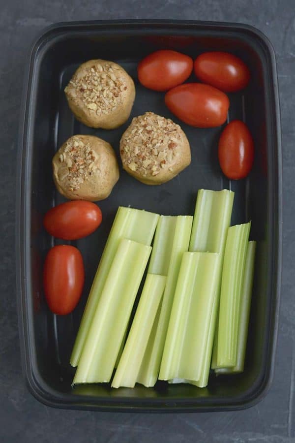 Meal Prep Protein Bite Snack Box {Vegan, Low Carb} - Skinny Fitalicious