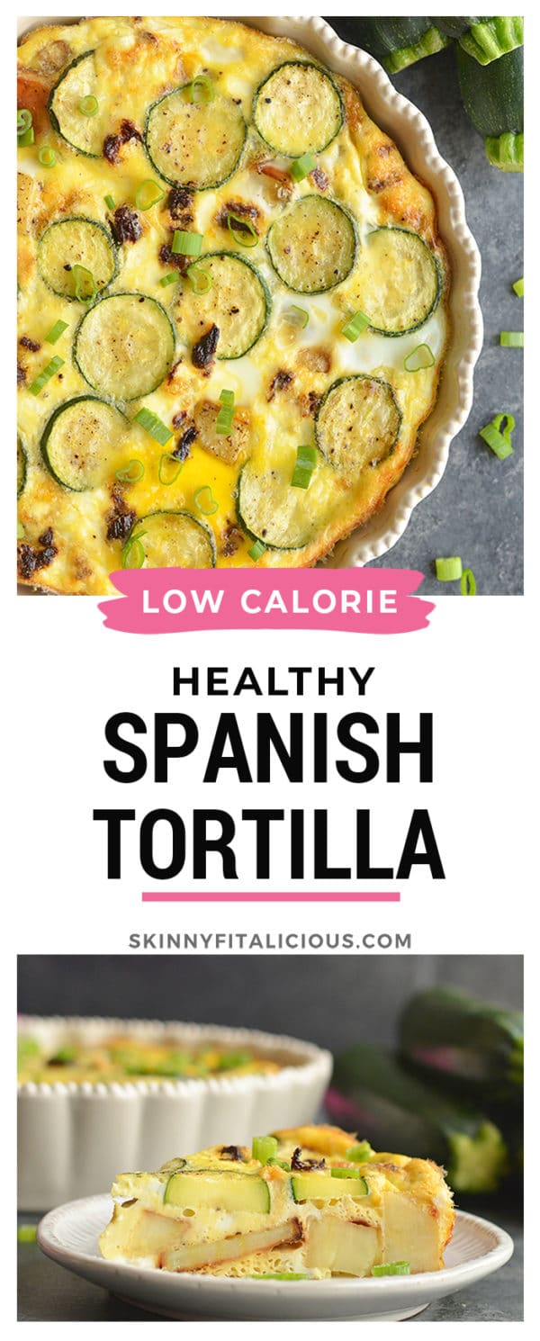 Lightened Up Spanish Tortilla {GF, Paleo, Low Cal} - Skinny Fitalicious®