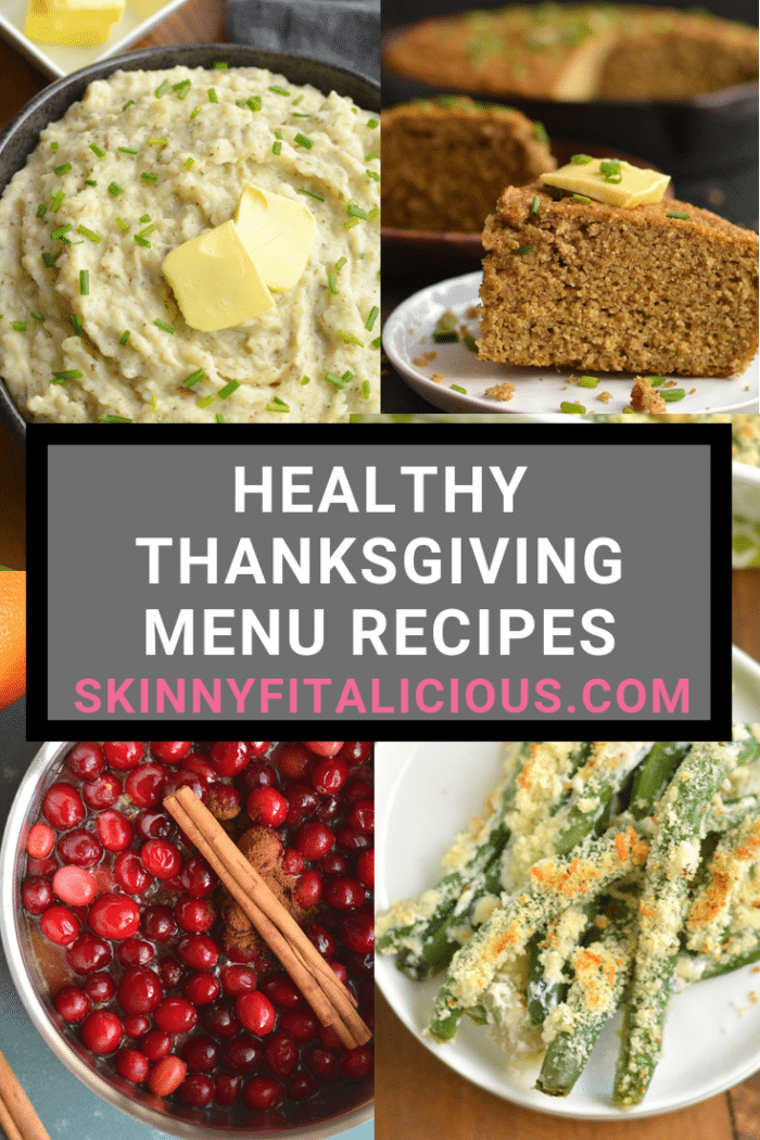 Healthy Thanksgiving Menu Recipes - Skinny Fitalicious®