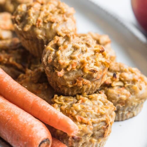 Apple Carrot Muffins - Skinny Fitalicious®