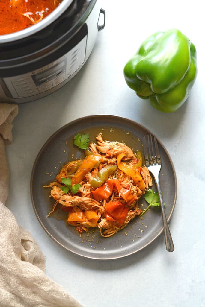 Instant Pot Italian Chicken & Peppers - Skinny Fitalicious®