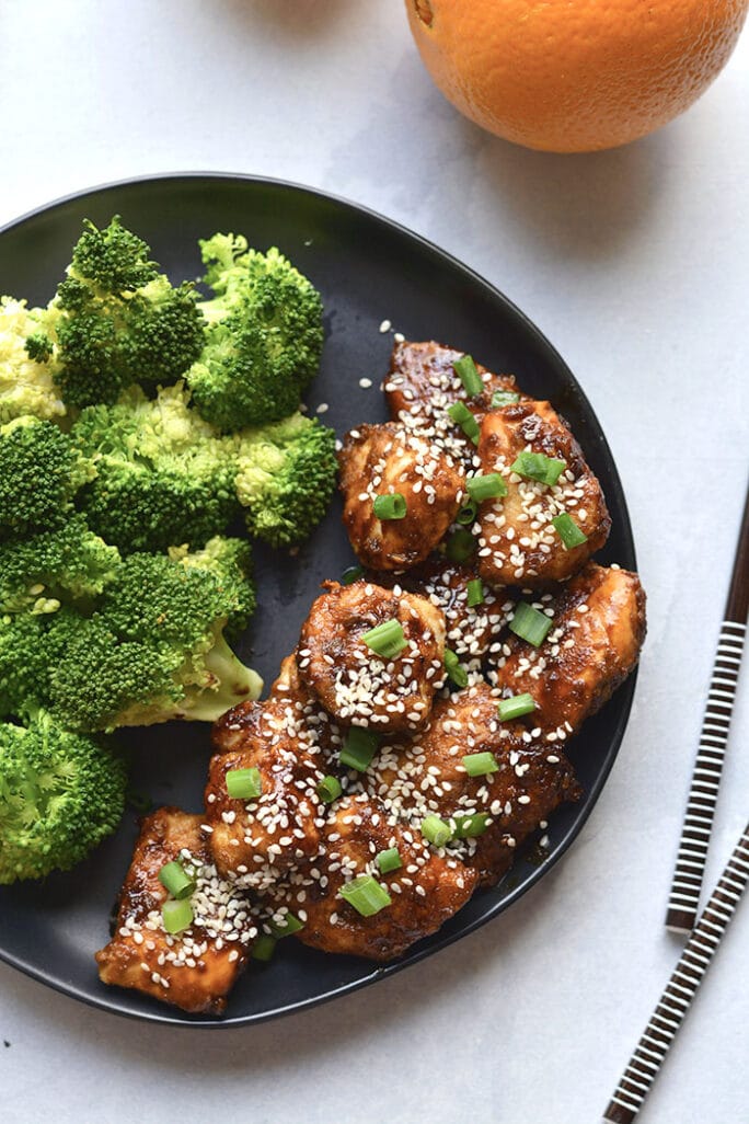 Healthy Orange Chicken - Skinny Fitalicious®