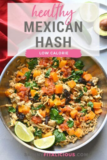 Mexican Breakfast Hash - Skinny Fitalicious®