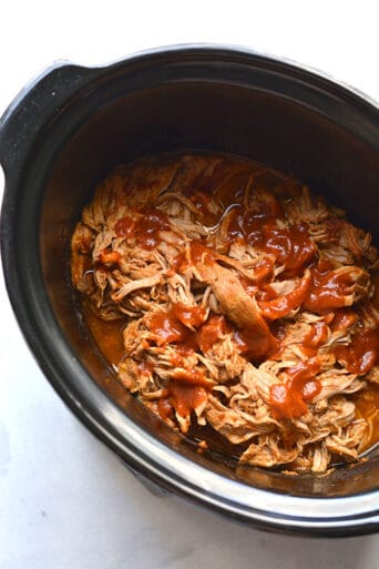 Healthy Crockpot Pulled Pork - Skinny Fitalicious®