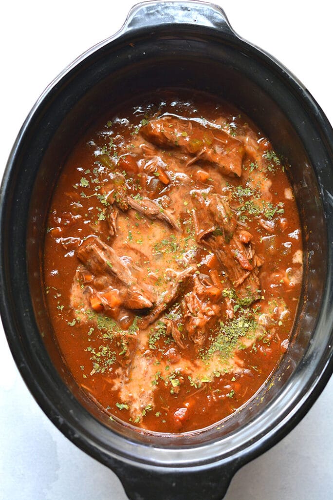 Healthy Crockpot Ragu - Skinny Fitalicious®