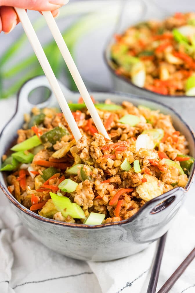 Healthy Fried Rice - Skinny Fitalicious®