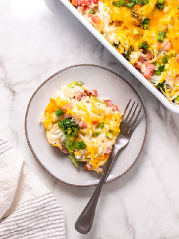 Healthy Ham and Potato Casserole (Low Cal) - Skinny Fitalicious®