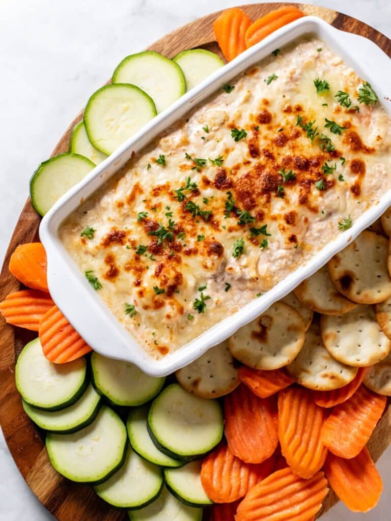 Creamy Hot Shrimp Dip - Skinny Fitalicious®