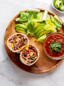 Healthy High Protein Burrito - Skinny Fitalicious®