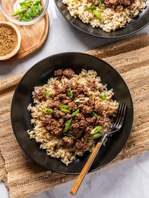Healthy Korean Beef Bowls - Skinny Fitalicious®