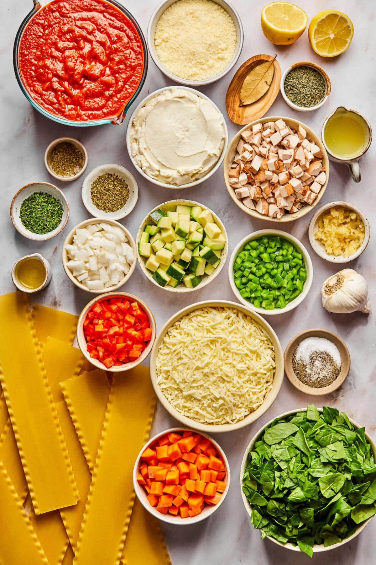 High Protein Vegetarian Lasagna - Skinny Fitalicious®