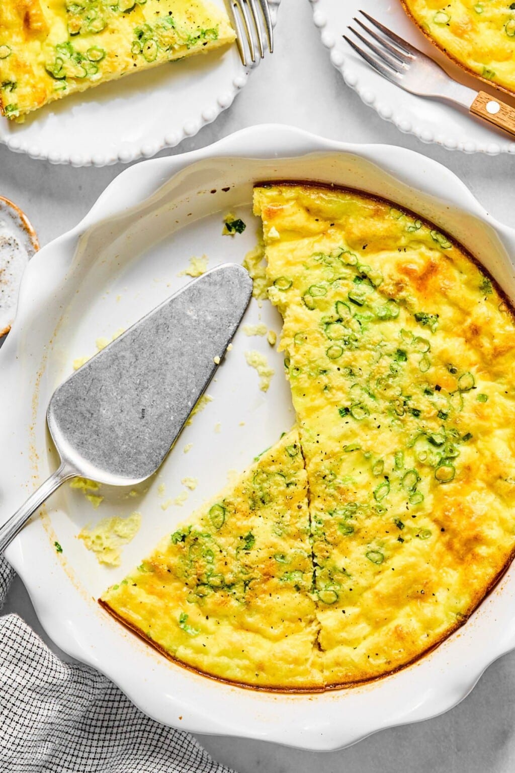 Easy Quiche Without Crust (High Protein) - Skinny Fitalicious®